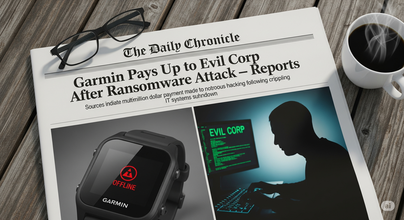Garmin Pays Up to Evil Corp After Ransomware Attack — Reports